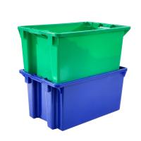 China Mushroom Plastic Moving Crates Stackable Food Storage Bins Turnover Crate for sale