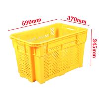 China Large Plastic Transport Boxes Moving Vegetable Basket Egg Crate Plastic NO Foldable for sale