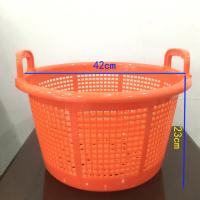 China Multifunctional Plastic Fish Basket for Stackable Storage and Moving Convenience for sale