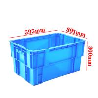 China PP Plastic Food Storage Box Turnover Crate HDPE Container Moving Boxes for sale