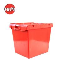 China Silk Printing Logo Attached Lid Containers for Heavy Duty Warehouse Management for sale