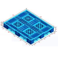 China Rectangle Style Mesh PP Injection Grid Surface Suppliers FSDT1210-W for Logistic Transport for sale
