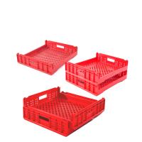 China Injection Plastic Moving Folding Box Containers Convenient Storage Bulk for sale