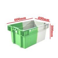 China Stack And Nest Crate Storage Industrial Warehouse Logistics Plastic Packaging Crates Turnover Box for sale