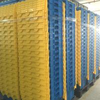 China Solid Box Style FIRST 600*400*315mm Moving Storage Nestable and Stackable Plastic Crate with Lid for sale
