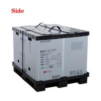 China Solid Heavy Duty Plastic Pallet Sleeve Pack Box With Lid Single Faced Design Structure for sale