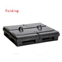 China Solid Heavy Duty Plastic Pallet Sleeve Pack Box With Lid Single Faced Design Structure for sale
