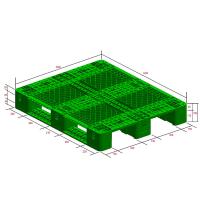 China Heavy Duty industrial stackable plastic pallets Loading Capacity of 4T and 1T for sale