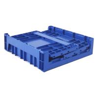 China Solid PP Stackable Collapsible Storage Bins Crates Foldable For Logistic And Moving for sale