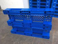 China Durable Custom Plastic Pallet Foldable Logistic Transport 1200x800mm Double Side for sale