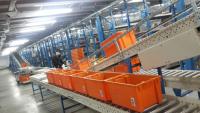 China Stack And Nest Plastic Crate Space Saving Reusable PP Container For Logistics for sale