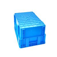 China Solid Plastic Turnover Box  600*400*300mm Stackable Nestable Plastic Crate Storage for sale
