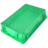 China Stack And Nest Crate For Logistics Lightweight Nesting Plastic Crate Warehouse Storage Stackable for sale