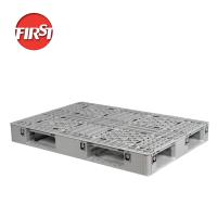 China 1200*800mm Plastic Shipping Pallet Heavy Duty Stackable Warehouse Plastic Pallet For Logistics for sale
