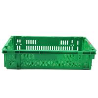 China Farm Plastic Delivery Crates Grocery Turnover Stackable PP Stacking Moving Crates for sale