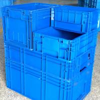 China Reusable VDA Crate Stack And Nest Plastic Crate Industrial Automotive Logistics Storage Containers for sale