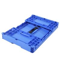 China Solid Foldable Collapsible Heavy Duty Plastic Storage Crates 565x365x215mm for sale