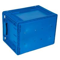 China VDA Container Stackable Plastic Logistics Automotive Bin 11.8L Volume For Industrial Plastic Storage for sale