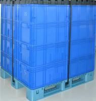 China Industrial Plastic Moving Box Turnover Crate With Mold Life Of 300000-500000Shots for sale