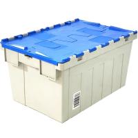 China FIRST 600*400*315mm Plastic Attached Lid Container Multifunction Moving Stack and Nest for sale