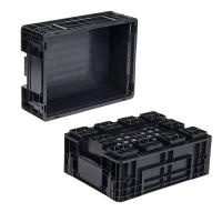 China Industrial VDA Container Euro Boxes Automotive Logistics Stackable Custom Plastic Logistics Crates Supplier for sale