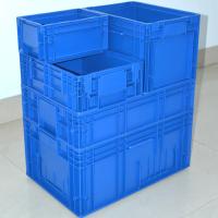 China 600×400 VDA Euro Box Stackable Returnable Plastic Container For Automotive Logistics for sale
