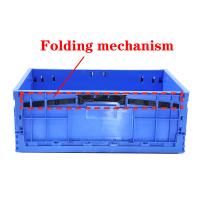 China Logistic Storage Foldable Crate Plastic Folding Storage Box Multifunctional Outdoor for sale