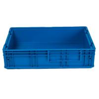 China 600×400 VDA Euro Box Stackable Returnable Plastic Container For Automotive Logistics for sale