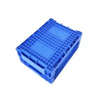 China Foldable Plastic Crate Reusable Moving Crate Manufacturer PP Materia Space-Saving for sale