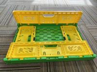 China PP Vegetable Packing Plastic Moving Box Containers Crate Stackable Foldable Crate for sale