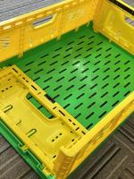 China PP Vegetable Packing Plastic Moving Box Containers Crate Stackable Foldable Crate for sale