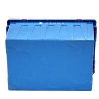 China Recyclable Heavy Duty Plastic Attached Lid Container for Secure and Convenient Moving for sale