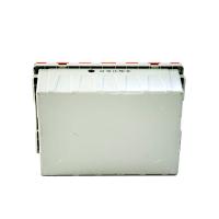 China Rectangular Plastic Moving Box Containers with Lid Customized Color Silk Printing Logo for sale