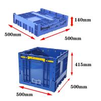 China Plastic Foldable Crate Stackable Storage Foldable Heavy Duty Plastic Crate For Sale for sale