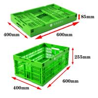 China Logistic Transport Plastic Folding Crates for Farm Egg Storage and Transport for sale