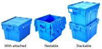 China Plastic Stackable Nesting Bins Moving Stackable Container Nestable Logistics Turnover Box for sale