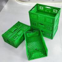 China Collapsible Plastic Crate 600x400 Foldable Plastic Crate Manufacturer For Returnable Logistics for sale