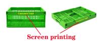 China Plastic Collapsible Storage Box Plastic Shipping Containers Collapsible Basket Plastic Foldable Stackable Storage for sale