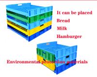 China Reusable Plastic Bread Crate Food Grade Bakery Transport Box Manufacturer for sale