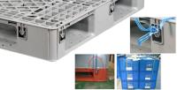 China Heavy Duty Euro Standard Plastic Pallet (1200x800x135mm) For Warehouse Logistics for sale