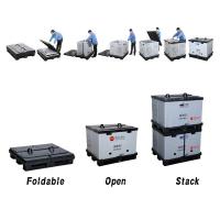 China Plastic Collapsible Pallet Box 1200*1000mm PP Stackable Warehouse Storage Automotive Pp Sleeve Box for sale