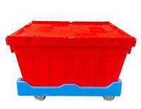 China High Load Bearing Lightweight Plastic Dolly Cart Efficient Handling Saving Time And Effort for sale
