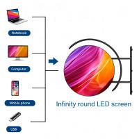 China Round Disc LED Creative Display Indoor P1.25 / P1.5 / P1.8 /  P2.5 for sale