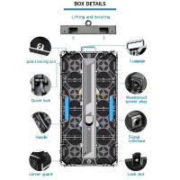 China RGB Outdoor Rental Led Screen 500x1000mm 4500 cd/m2 Waterproof IP65 for sale