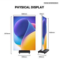 China Indoor Tri Fold LED Poster Display Dustproof For Exhibitions for sale