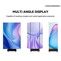 China Indoor Tri Fold LED Poster Display Dustproof For Exhibitions for sale