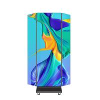 China Indoor Tri Fold LED Poster Display Dustproof For Exhibitions for sale