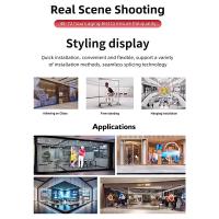 China P3.91 Holographic LED Display 1500x250mm 1500cd/sqm Brightness for sale