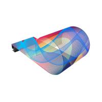 China Colorsvisiond P4-4 LED Crystal Film Transparent Display 1000×240mm for sale