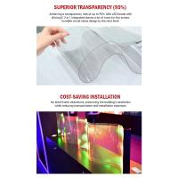 China Colorsvisiond P4-4 LED Crystal Film Transparent Display 1000×240mm for sale